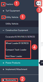 Kubota PAD (KPAD): Navigation Bar – Kubota